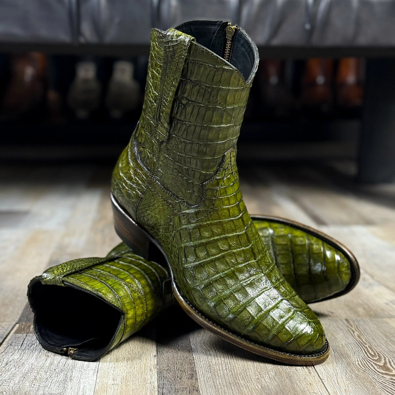 Full Alligator Oval Boots – goocaps
